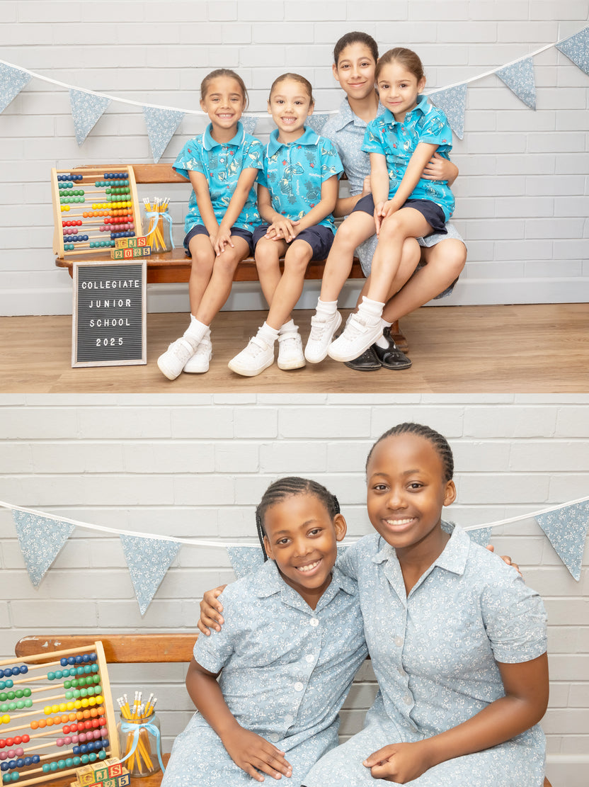 Collegiate Junior School Sibling A4 Canvas – Pauline Ritchie Photography